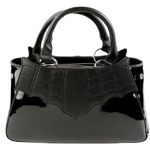 Sourpuss | Bags | Locked Out Purse Glossy Black | Poshmark